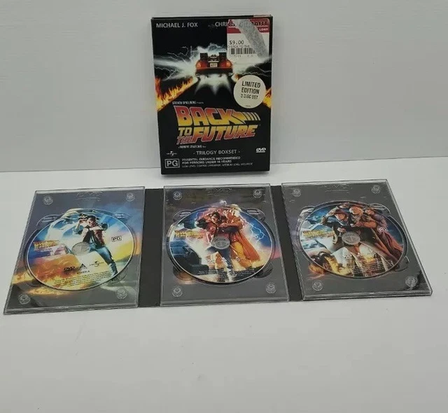 BACK TO THE Future - Trilogy Boxset (1985-90) Region 4 DVD Michael J ...