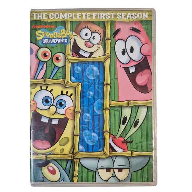 SPONGEBOB SQUAREPANTS COMPLETE First Season DVD 3 Disc Set Nickelodeon ...