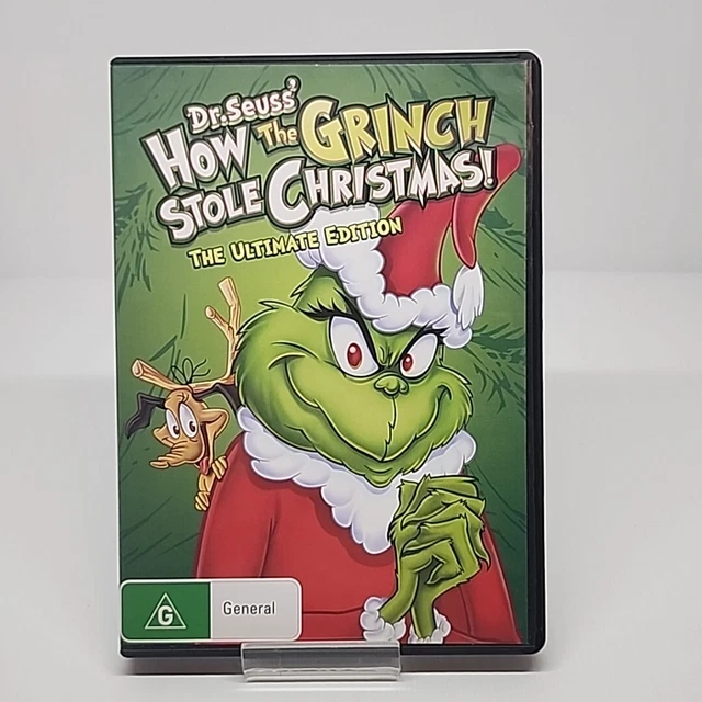 HOW THE GRINCH Stole Christmas! (Ultimate Edition, DVD, 1966) Dr Seuss ...