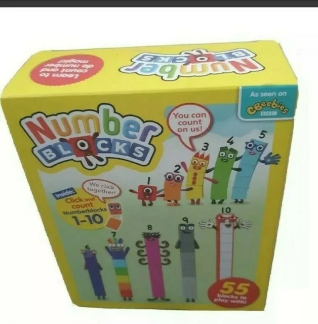 NUMBERBLOCKS ,1-10 NUMBER Blocks 100% GENUINE new educational toy ...