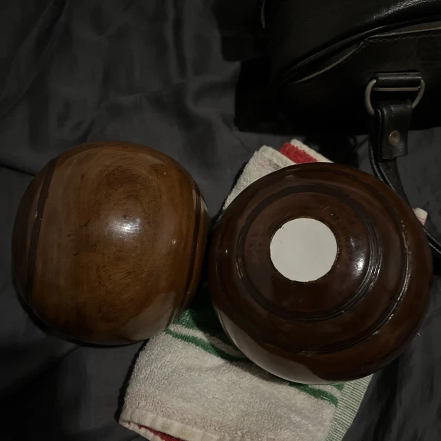 VINTAGE THOMAS ROYLE Lawn Bowls £30.00 - PicClick UK