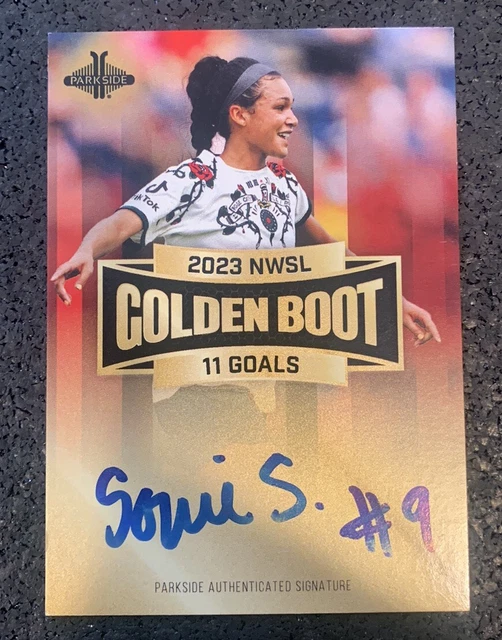 SOPHIA SMITH 2024 Parkside 2024 NWSL GOLDEN BOOT autographe voiture ...