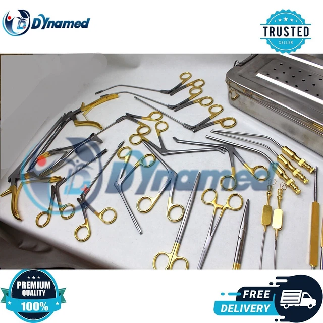 ENSEMBLE D'INSTRUMENTS FESS, Chirurgie Endoscopique Des Sinus En Acier ...