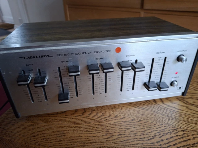 RADIO SHACK REALISTIC Audio Frequency Equalizer 5 bands 31-1987 £40.00 ...