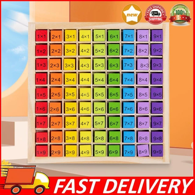 WOODEN CALCULATION BOARD Enhances Numeracy Skills Pedagogical Toy for ...