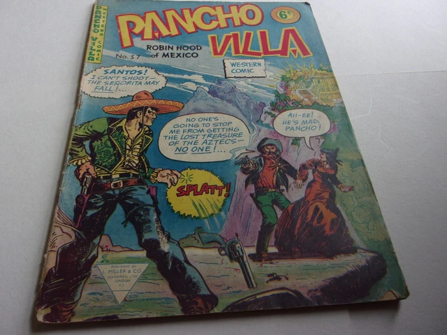 L. MILLER Pancho Villa Western comic no. 57 EUR 1,17 - PicClick IT