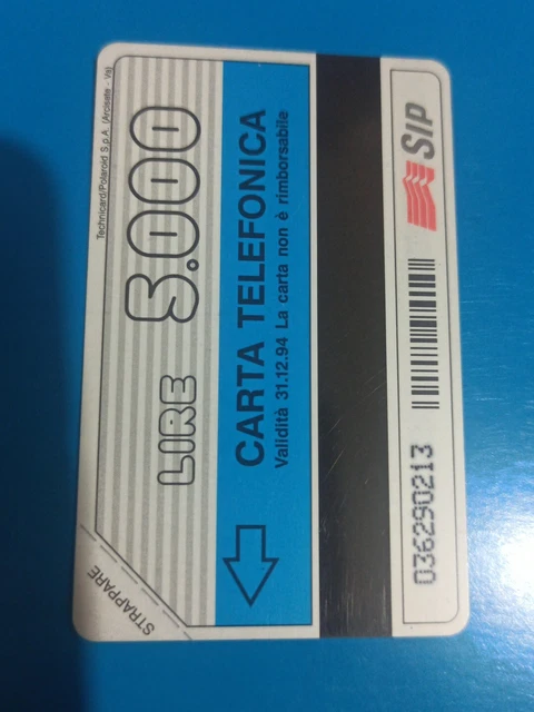 SCHEDE TELEFONICHE SIP Scheda Serie Omaggio 115 Nuova Rara CSELT EUR 9,99 - PicClick FR