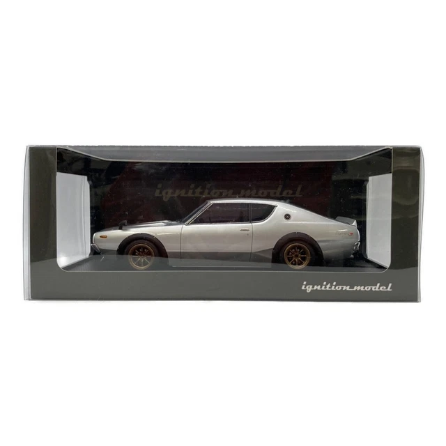 IGNITION MODEL 1/18 Nissan Skyline 2000 GT-R KPGC110 Silver Voiture 0032 / Boîte EUR 646,68 ...