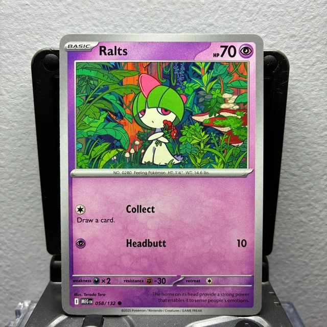RALTS - 058/132 - Pokémon Mega Evolution 2025 - Common NM $1.09 ...