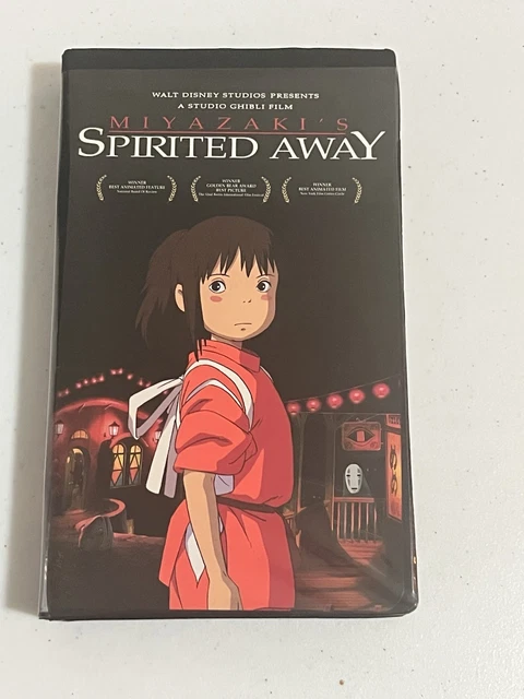 SPIRITED AWAY VHS Studio Ghibli Film Hayao Miyazaki Clamshell Case ...