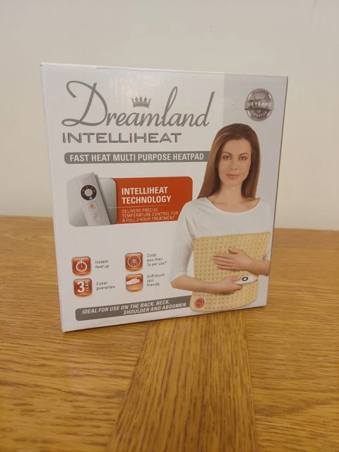 DREAMLAND INTELLIHEAT MULTI Purpose Heat Pad, Instant Heat up - Fully ...