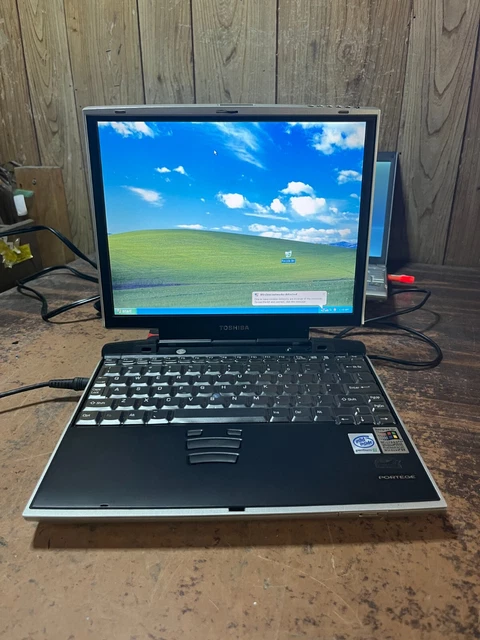 TOSHIBA PORTEGE 4000 12.1" Windows XP PRO SP3 Laptop p3 CPU 30GB DVDROM ...
