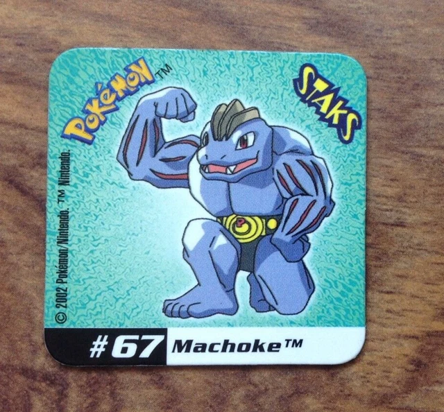 MACHOKE POKEMON STAKS - Johto League Champions - Panini 2002 . Free UK ...