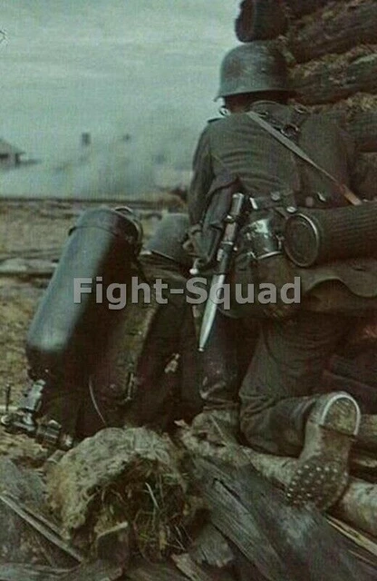 WW2 PICTURE PHOTO German flamethrower team eastern front 3080 £5.99 ...