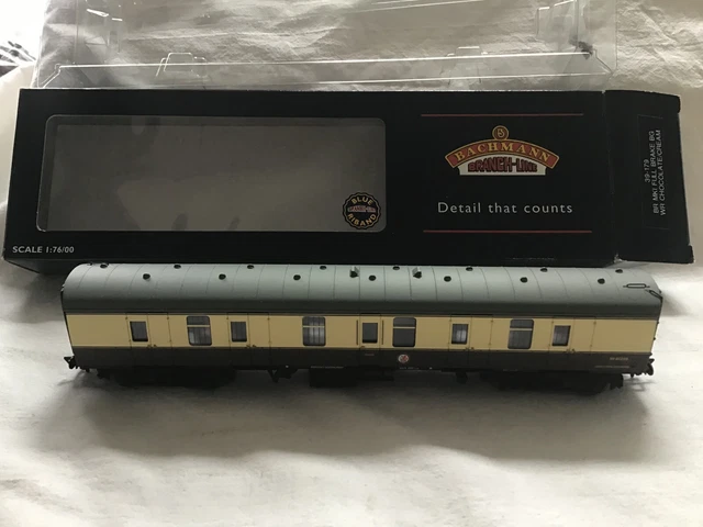 BACHMANN 39-179 BR Mk1 Full Brake Bg Wr Chocolate & Cream Coach 81205 ...