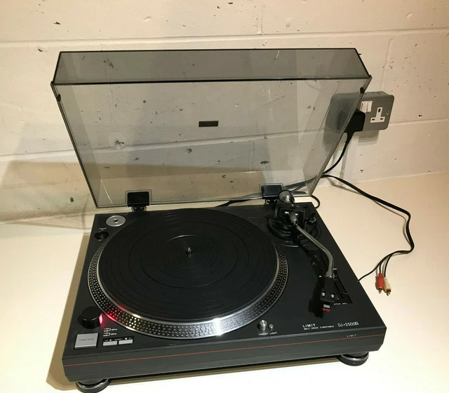 LIMIT DJ-2500B BELT Drive Turntable Record Player Deck £149.99 ...