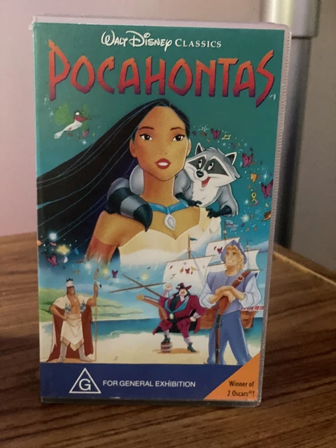 VHS DISNEY’S POCAHONTAS (1995) Children’s Animated Cartoon Vintage ...
