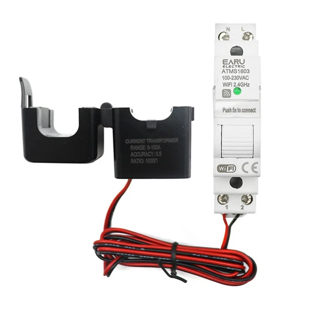 COMPTEUR KWH D' LECTRICIT Tuya Smart WiFi facile installer pour une instal EUR 60,31 - PicClick FR