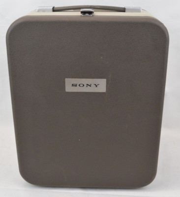 VINTAGE SONY TC-102 Tape Recorder Player built-in amplifier Microphones ...