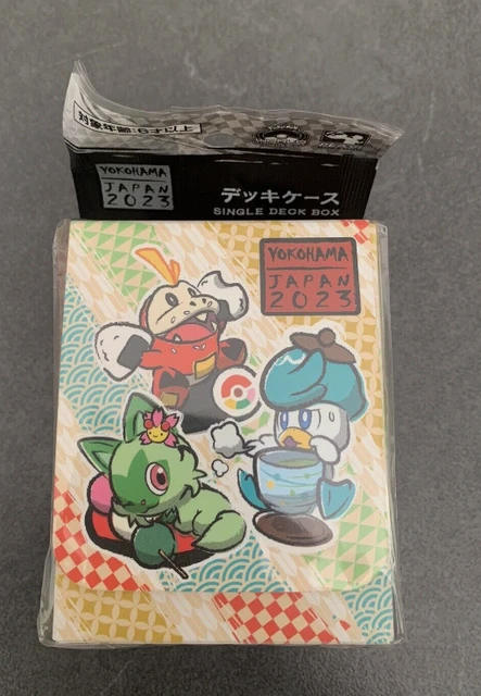 POKÉMON WORLD CHAMPIONSHIPS 2023 - Yokohama Japan - Deck Box Brand New ...