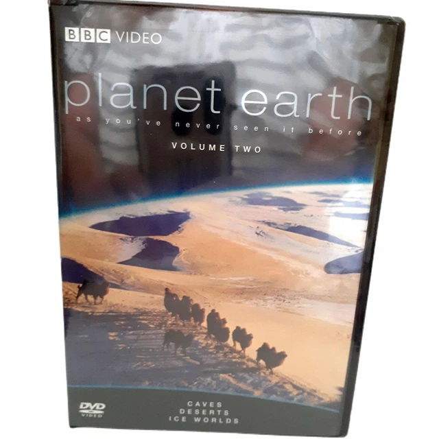 PLANET EARTH 2 Caves Deserts Ice Worlds BBC Video DVD Episodes 4-6 $5. ...