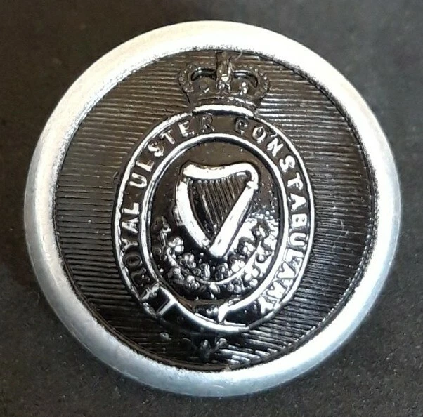 ROYAL ULSTER CONSTABULARY RUC Police 22mm Tunic Button by Gaunt London ...