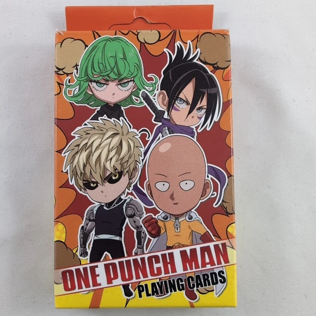 ONE PUNCH MAN Playing Cards Deck Complete Anime GEE Box Rip Gr Cond A11 ...
