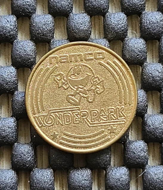 VINTAGE PACMAN WONDERPARK Arcade Token Coin Namco Rare Promo SNES GBA ...