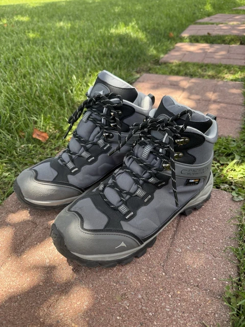 PACIFIC MOUNTAIN MEN’S Gunnison Mid Charcoal Grey Hiking Boots Size 9 ...