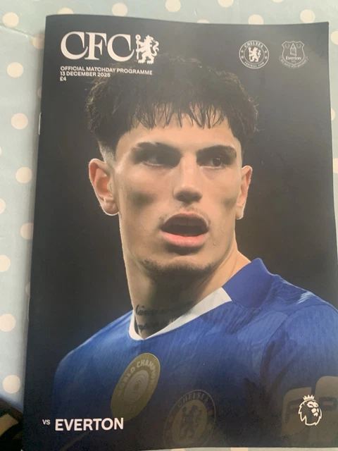 CHELSEA VS EVERTON 13th December 2025 Official Matchday Programme £3.84 ...