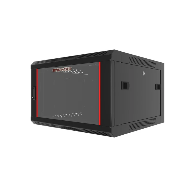 SYSRACKS - 6U Network Rack Wall Mount - Locking Server Cabinet – 18 ...
