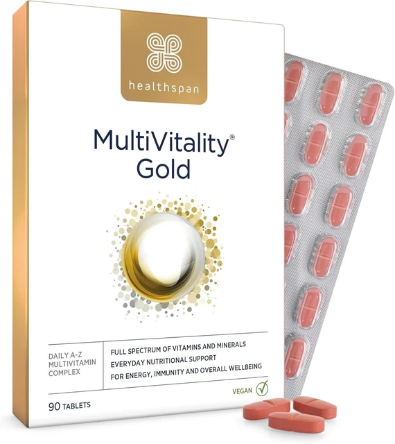 MULTIVITAMIN GOLD | A-Z Formulation | Wellbeing & Immune Support ...