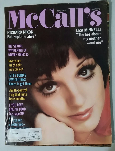 MCCALL'S MAGAZINE (MAY, 1975) Liza Minnelli, Richard/Pat Nixon £9.91 ...