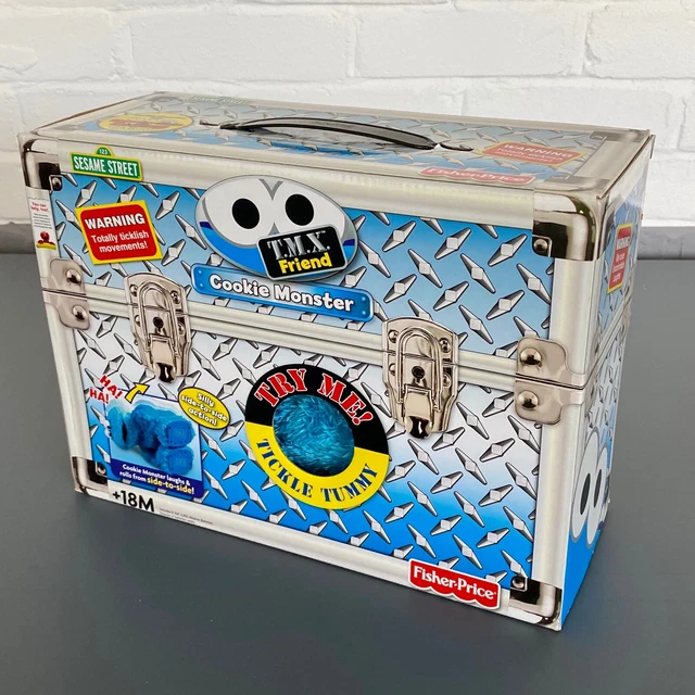 SESAME STREET COOKIE Monster Tickle Tummy Tmx Friend Laughs & Rolls ...