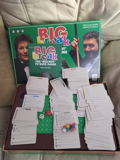 VINTAGE BIG BREAK Board Game (Jim Davidson & John Virgo) Complete £19. ...