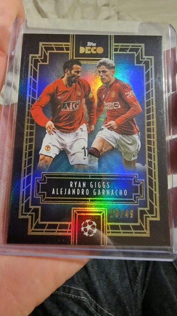 2023-24 TOPPS DECO UCC Manchester United Ryan Giggs Alejandro Garnacho ...