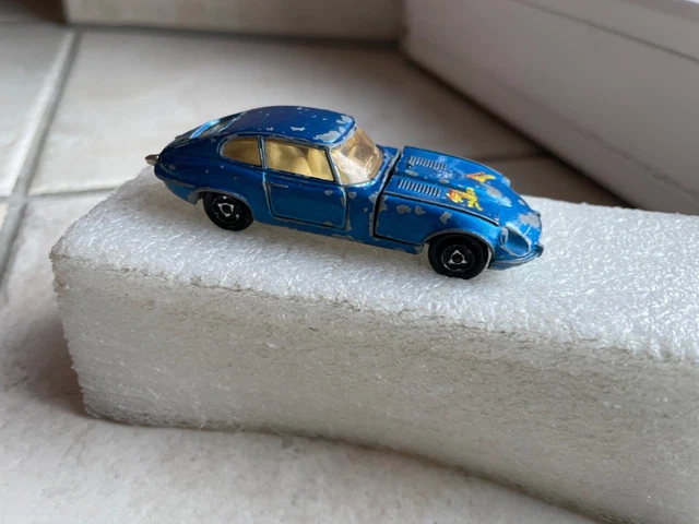 MAJORETTE MADE IN France Jaguar Type E V12 N°207 Bleu 1:60 EUR 3,95 ...