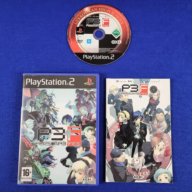 PS2 PERSONA 3 FES Shin Megami Tensei RARE RPG Game Playstation PAL ...