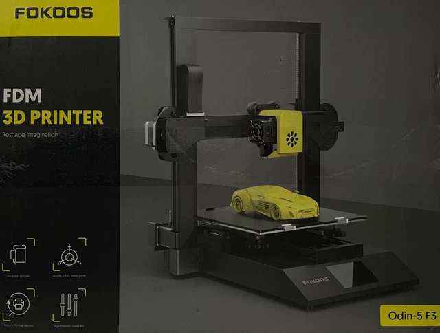FOKOOS ODIN-5 F3 3D-Drucker mit geräuschloser Hauptplatine, itegriertem ...