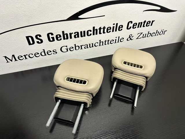 ORIG. MERCEDES SLK R171 Sitz Kopfstützen Airscarf beige Links + Rechts ...