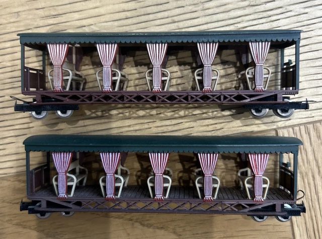JOUEF 009/HOE 2 x MV40 Open Passenger Coaches £9.99 - PicClick UK
