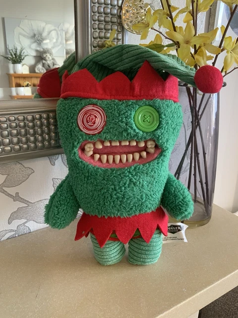 ELF FUGGLER FESTIVE Fuggs Green Plush Soft Toy Christmas £11.99 ...