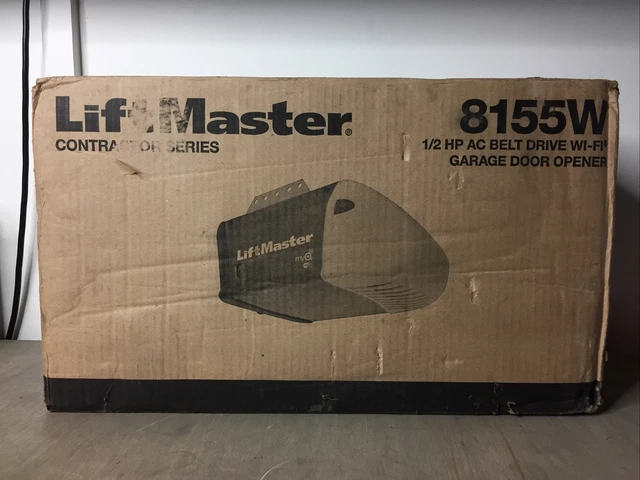 LIFTMASTER 8155W 1/2HP AC Belt Drive Wi-Fi® Garage Door (HEAD ONLY ...