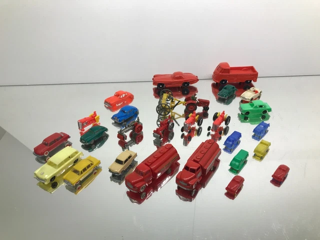 26X PLASTIC LEGO TOMTE LARDAL WIKING HONG KONG ETC -1:87 H0 rare- POOR ...