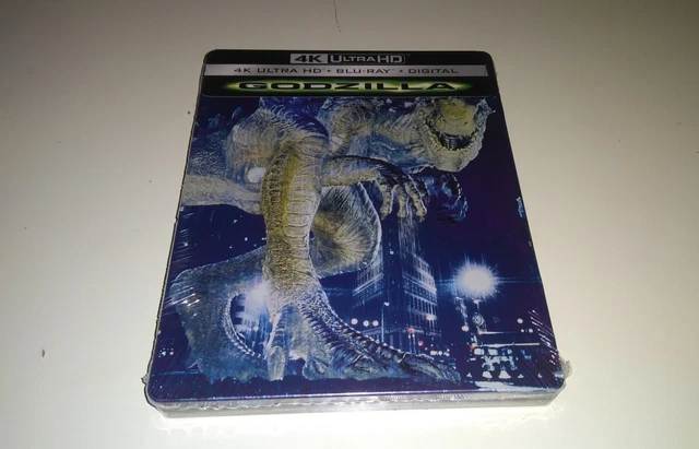 GODZILLA 4K ULTRA-HD + Blu-ray Steelbook Sony USA Dolby Vision Atmos Sealed EUR 26,24 - PicClick DE