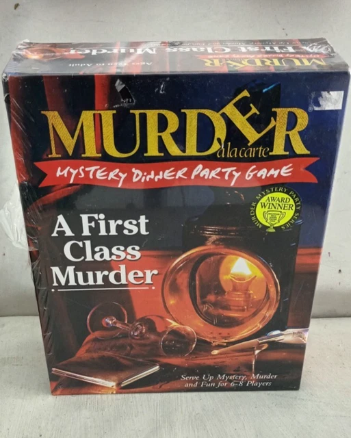 PAUL LAMOND FIRST Class Murder A La Carte Mystery Dinner Party Game ...