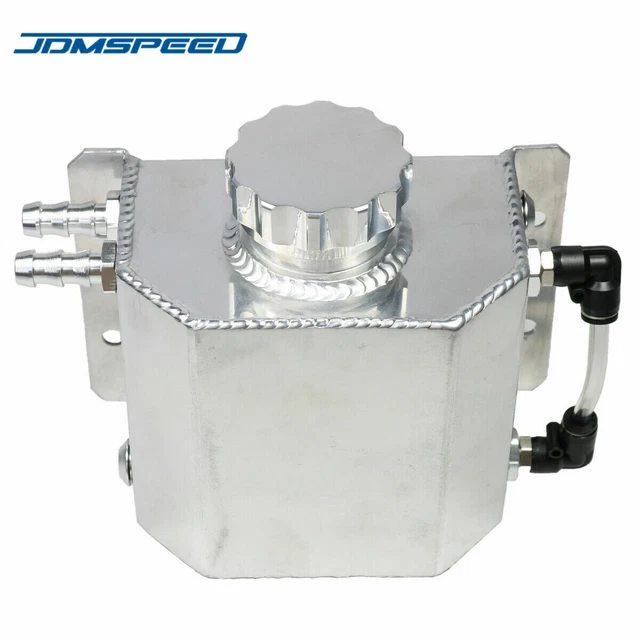 UNIVERSAL 1L ALUMINUM Overflow Recovery Water Tank Bottle Coolant ...