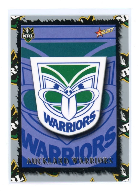 2000 SELECT AUCKLAND Warriors Logo Team NRL Card # L1 EUR 0,61 ...