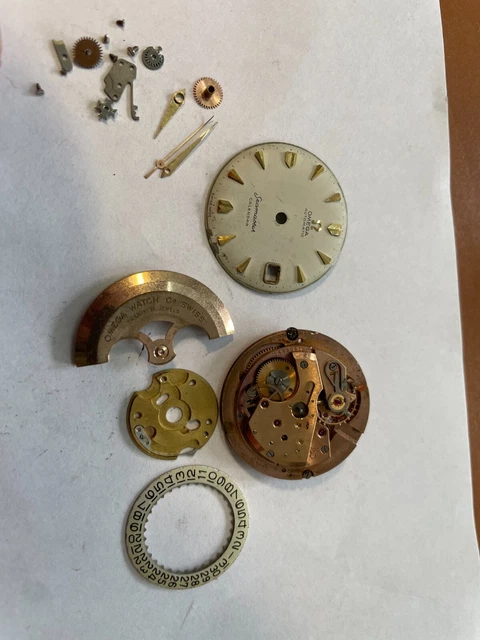 OMEGA SEAMASTER CALENDAR cal 503 movement and dial EUR 102,00 - PicClick FR