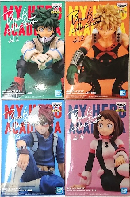 MY HERO ACADEMIA Izuku Bakugo Todoroki Ochaco Figure set Break Time ...